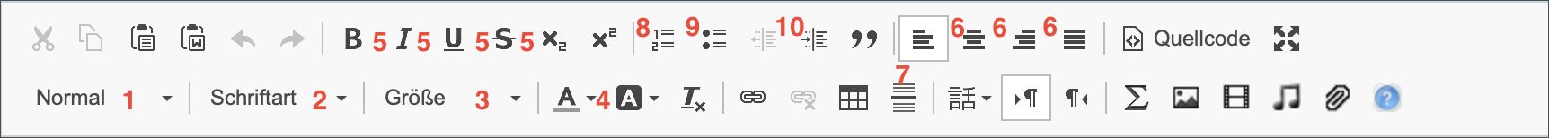 Texteditor : AGORA : Universität Hamburg