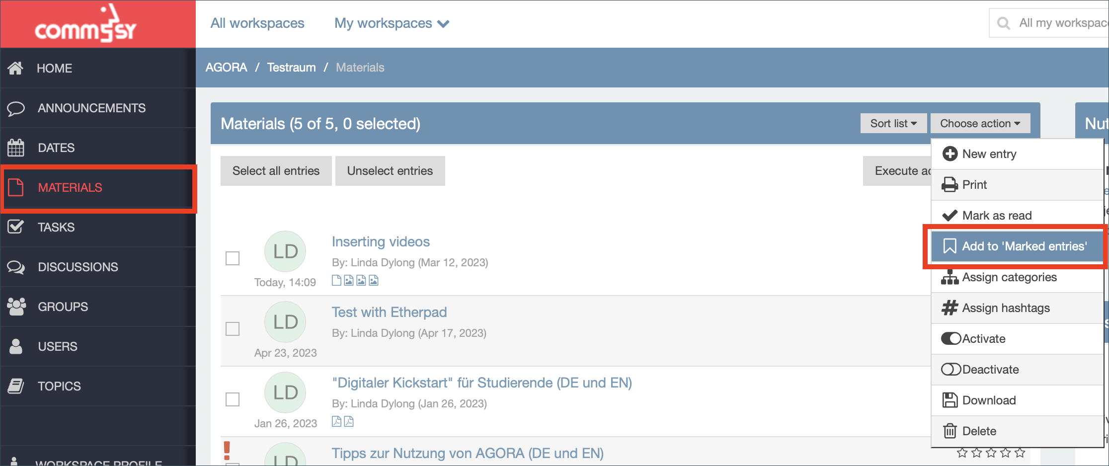 Reusing content : AGORA : Universität Hamburg